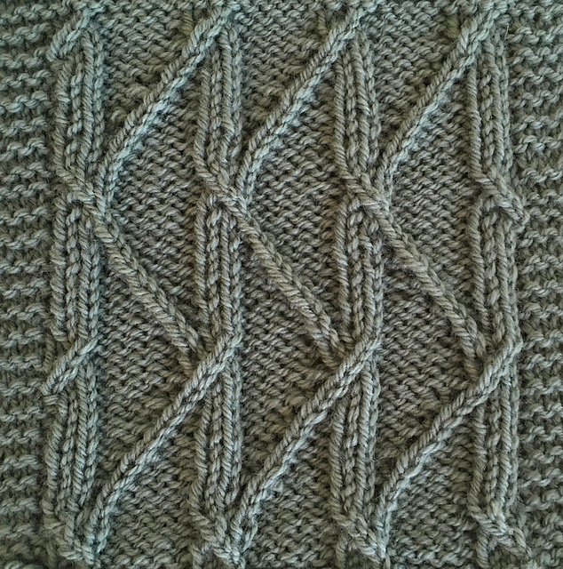 Ravelry: Branching Rib Block pattern by YIYO Designs