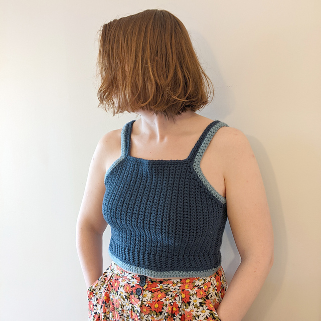 Ravelry: Neptune Crop Top pattern by Capulet Stitches