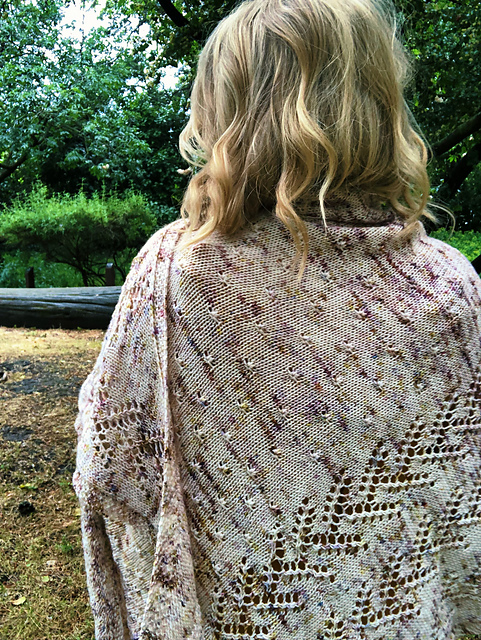 Ravelry: Floating Flowers Shawl pattern by Cara Jacobs
