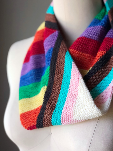 Ravelry: Pride & Progress Cowl (knit) pattern by Carissa Browning