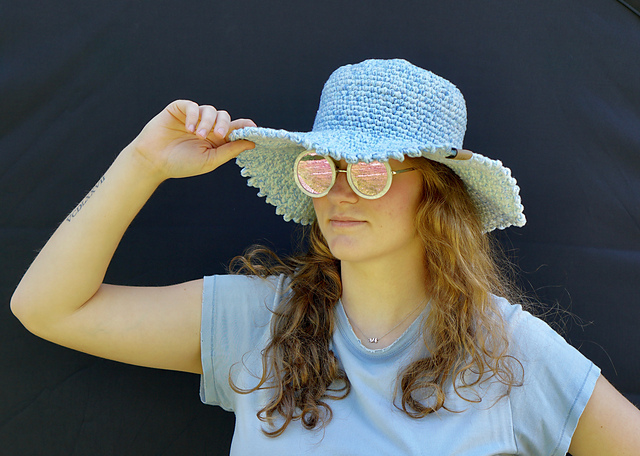 Ravelry: Wild Waves Sun Hat pattern by Carly Correll