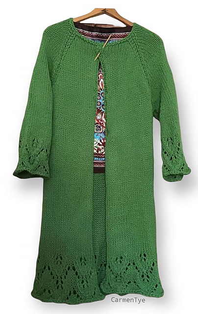 Ravelry: Comfy Companion Coat pattern by Carmen Tye