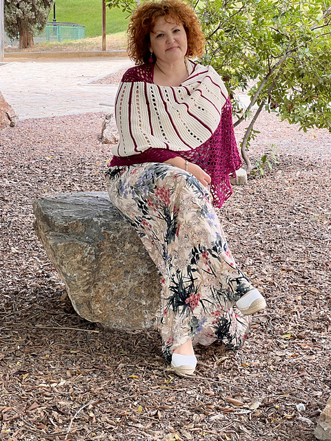 Ravelry: Chal AbanicoCrochet pattern by Carolina Costa Diaz