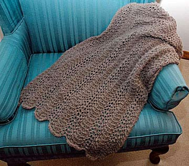 Ravelry: Feather and Fan Scarf or Stole pattern by Anne Hanson