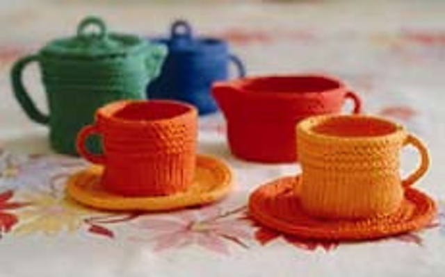 Ravelry: Fiesta Tea Set pattern by Annie Modesitt