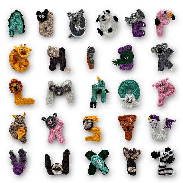 Ravelry: Animal Alphabet pattern by KnitPal