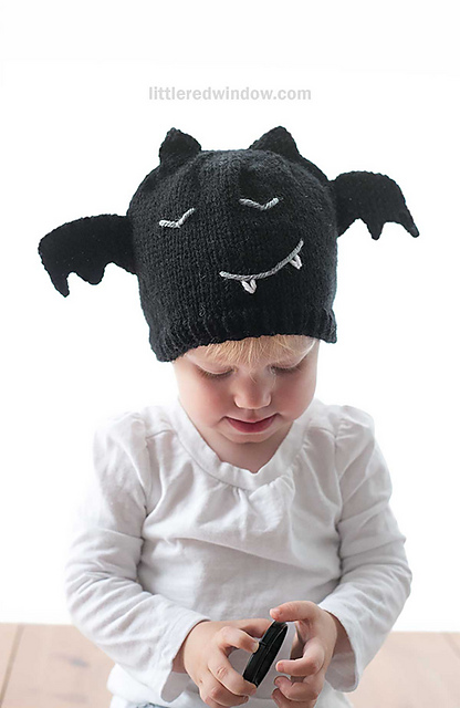 Ravelry: Bitty Bat Hat pattern by Cassandra May