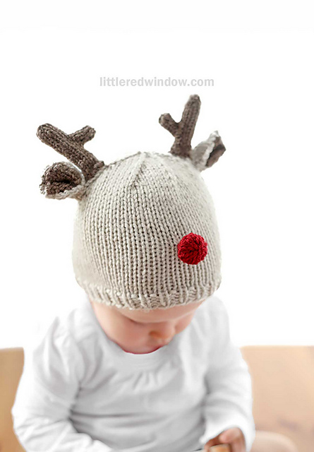 Ravelry: Tiny Reindeer Hat pattern by Cassandra May