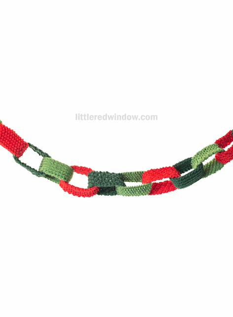 Ravelry: Christmas Knit Paper Chain pattern by Cassandra May