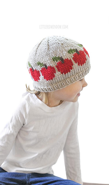 Ravelry: Freshly Picked Apple Hat pattern by Cassandra May