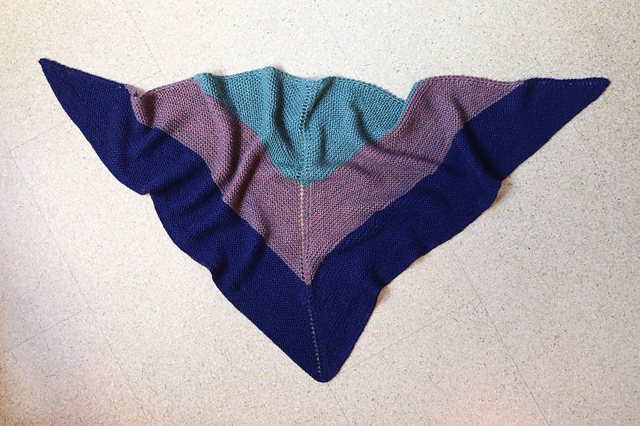 Ravelry: Triangle Shawl No. 2 pattern by Cleo Malone and Justine Malone