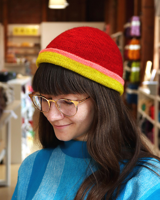 Ravelry: Double Layer Hat No. 1 pattern by Cleo Malone