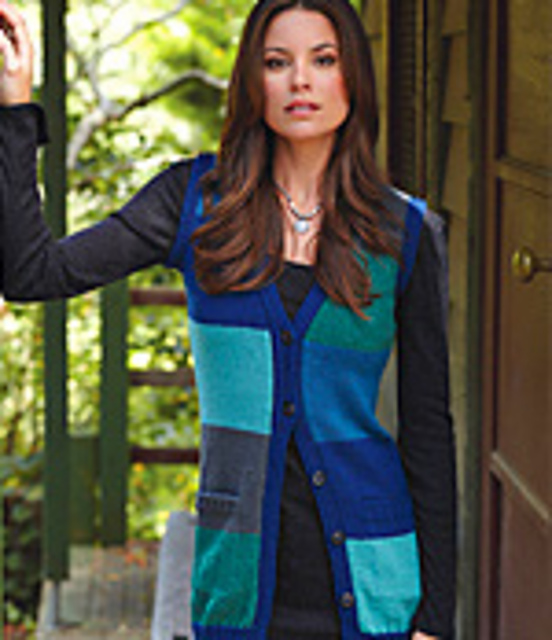 Ravelry: Colour Block Vest pattern by Patons Australia
