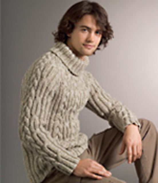 Ravelry: Cable & Rib Raglan Sweater pattern by Patons Australia