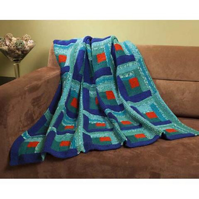 Ravelry: Mountain Sunrise Afghan pattern by Premier Yarns Design Team