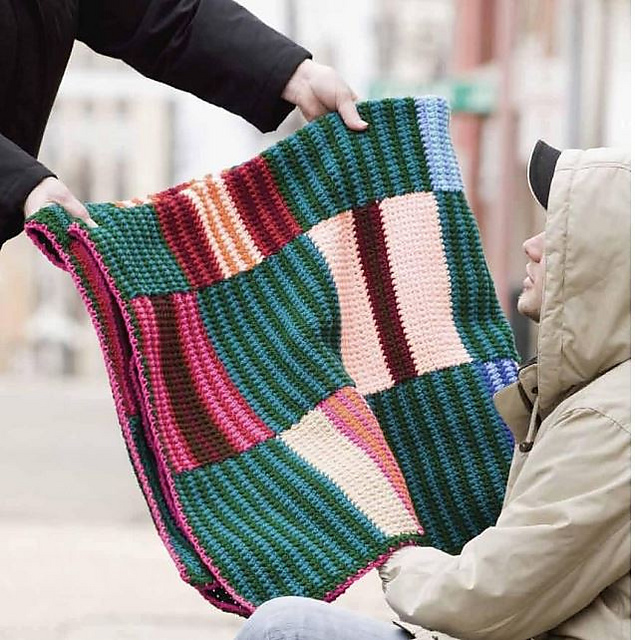 Ravelry: Strips & Blocks Afghan pattern by Michele Maks