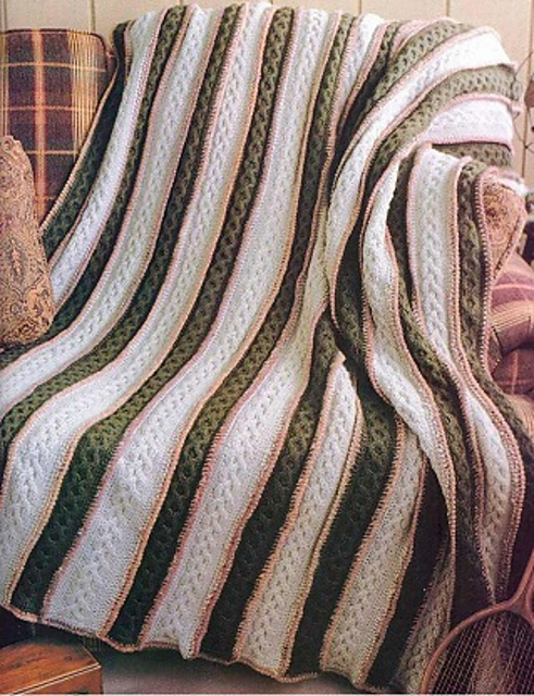 Ravelry: Striped Forest Afghan pattern by Nazanin S. Fard
