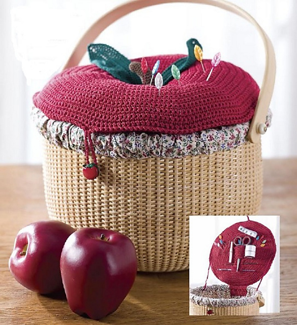 Ravelry: Apple Craft Basket pattern by Agnes Russell