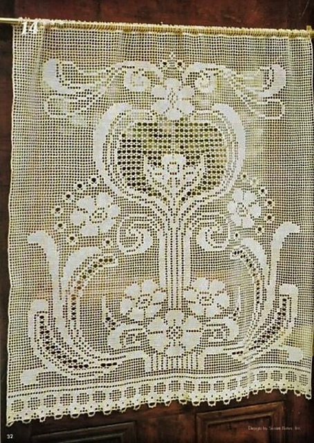 Ravelry: Filet Crochet Curtain pattern by Crochet Fantasy
