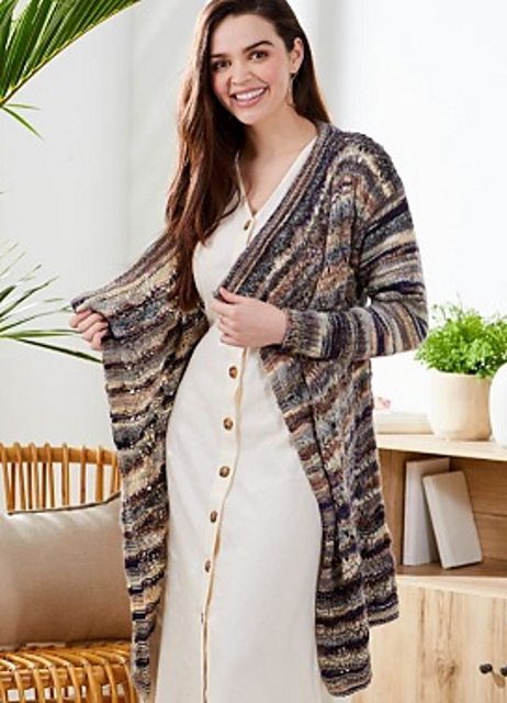 Ravelry: Waterfall Cardigan pattern by Premier Yarns Design Team