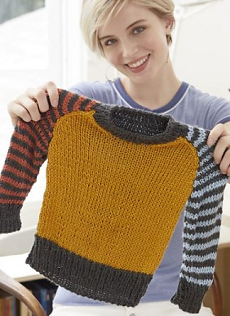 Ravelry: Colorblock Raglan pattern by Premier Yarns Design Team