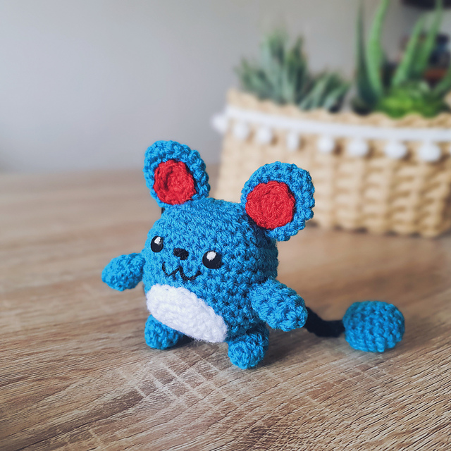 Ravelry: Marill Pokemon Amigurumi pattern by Catarina Bastos