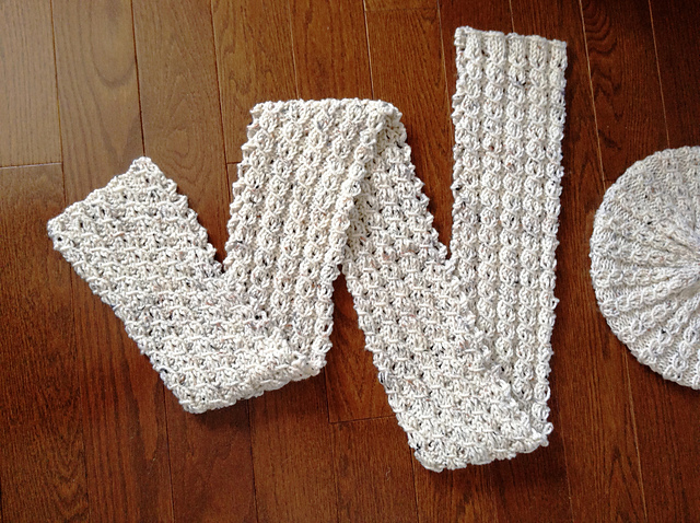 Ravelry: Two-Sided Mock Cable Scarf/Cowl pattern by Elsie Chokov