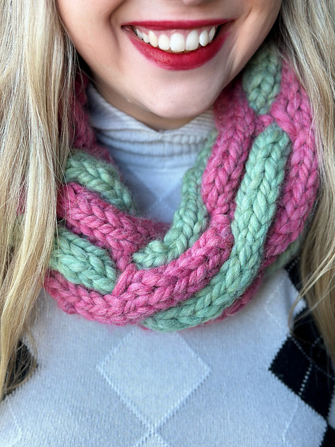Ravelry: Creeping Vines Scarf and Cowl pattern by Fancy Yarns Australia