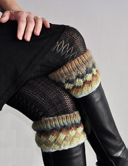 Ravelry: Estonian Rib Boot Toppers pattern by Gail Tanquary