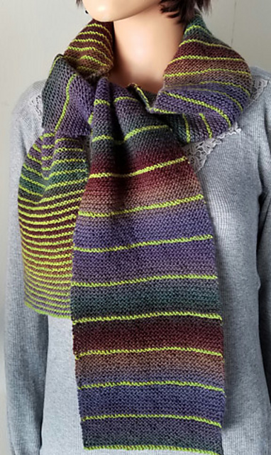 Ravelry: Parallel Lines Scarf pattern by Cathy Campbell