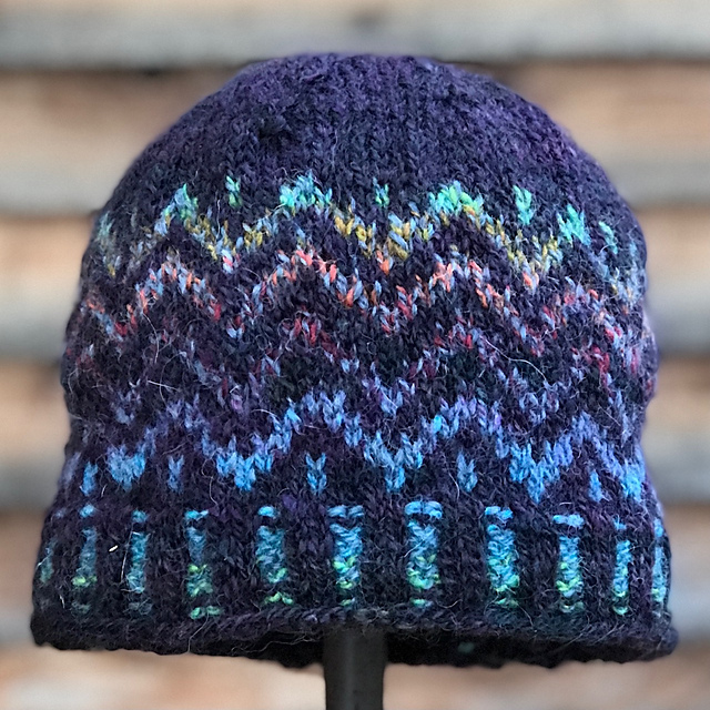 Ravelry: Alpine Peaks Beanie #2 pattern by Cathy Vierthaler