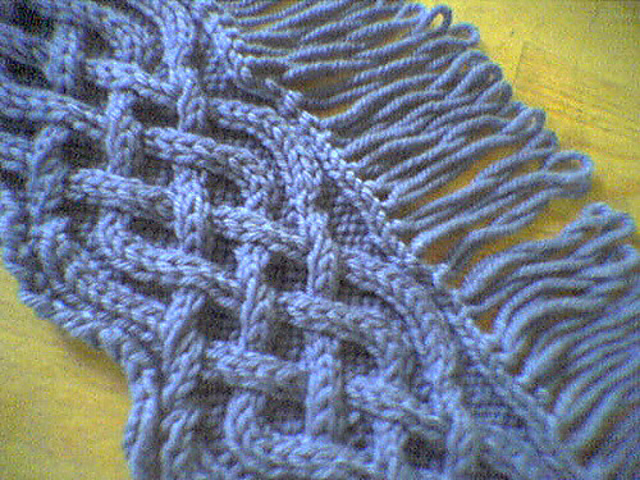 Ravelry: Saxon Braid Scarf pattern by Nicky Epstein