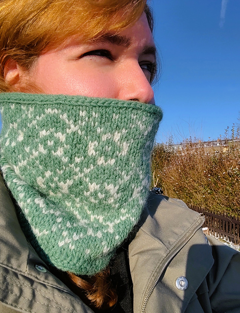 Ravelry: Cuello Winter Tiles Punto pattern by Alicia Arroyo Blanco