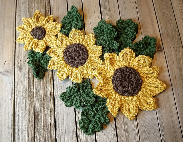 Ravelry: Sunflowers for Peace pattern by Cathleen Gorbatenko