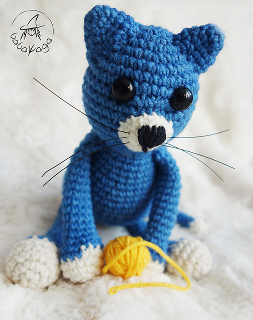 Ravelry: Blue Cat pattern by Celina Bagińska