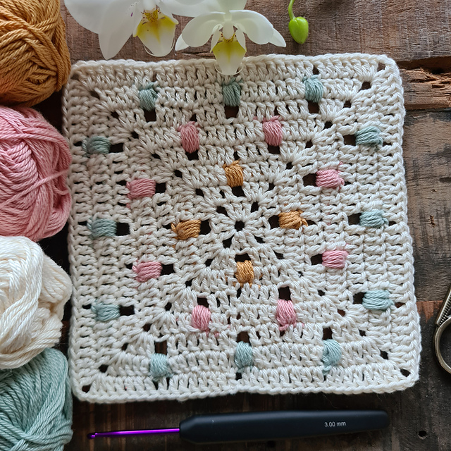 Ravelry: Candy Dream Square pattern by Camilla Baroe
