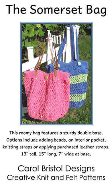 Ravelry: The Somerset Bag pattern by Carol Bristol