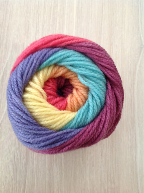 Ravelry: Value Ball Rainbow 8 ply