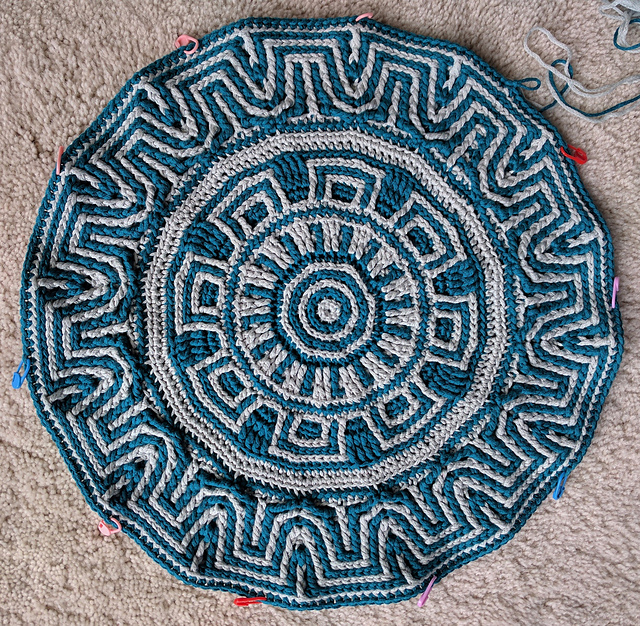 Ravelry: ccdoug's Labyrinth Rug