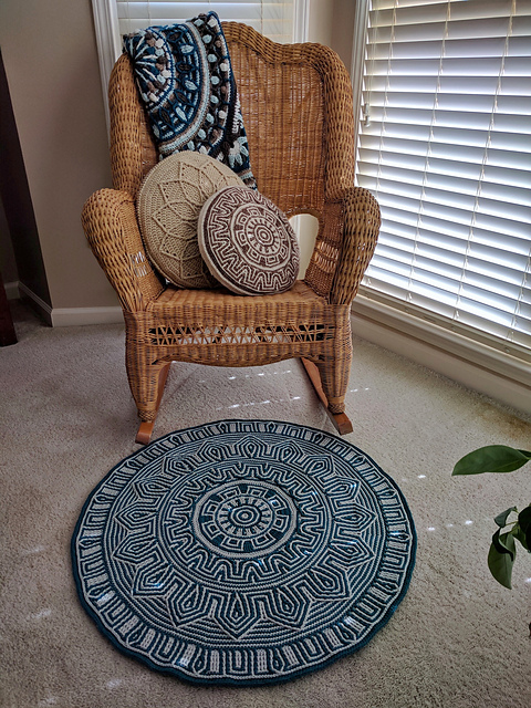 Ravelry: ccdoug's Labyrinth Rug