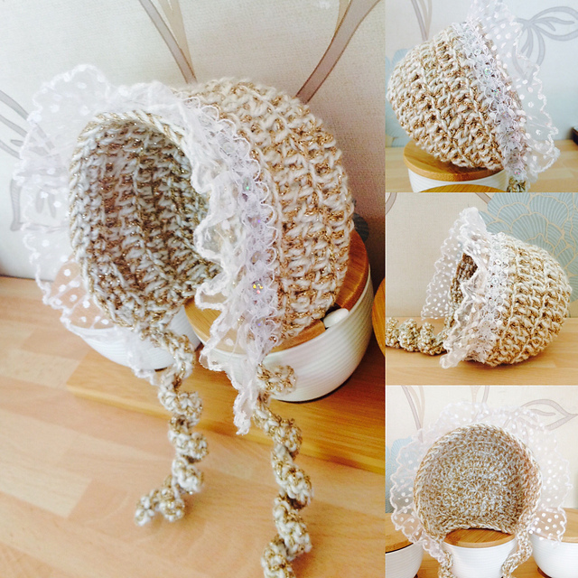 Ravelry: Baby bonnet pattern by Courtney Floyd