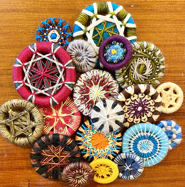 Ravelry: cckillingsworth's Threaded Buttons - Dorset & Zwirnknopf
