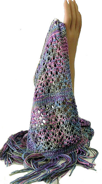 Ravelry: Lace Panel Scarf pattern by Andrea Rainey