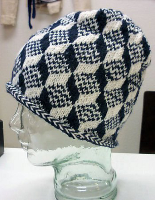 Ravelry: MC Escher Ski Hat pattern by Andrea Rainey