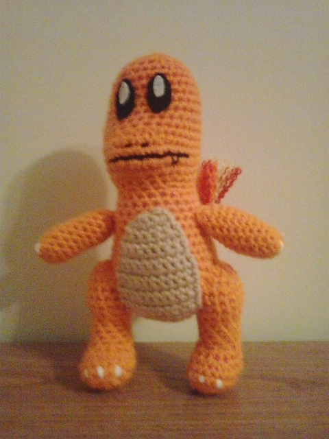 Ravelry: #004 Charmander (Pokemon) pattern by Christjan Bee