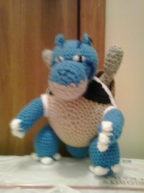 Ravelry: #009 Mewtwo's Blastoise (Pokemon) pattern by Christjan Bee