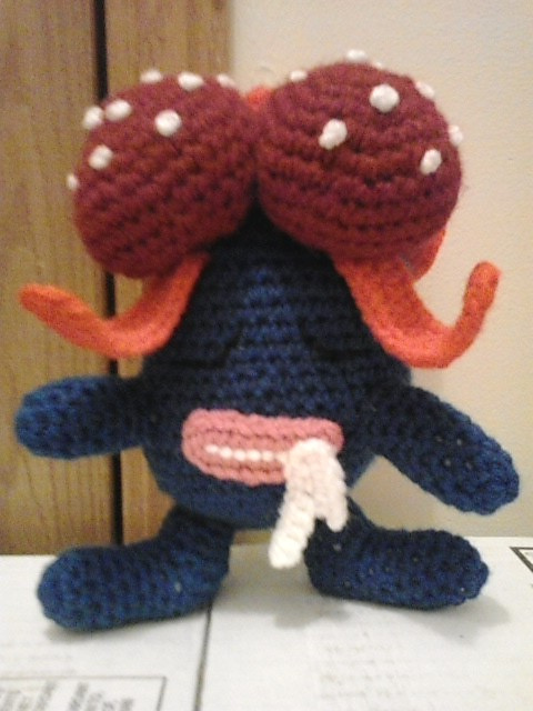 Ravelry: #044 Gloom (Pokemon) pattern by Christjan Bee