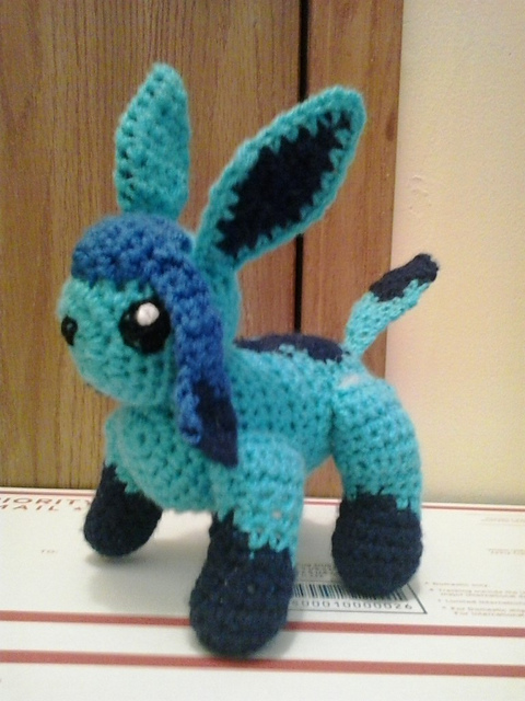 Ravelry: #471 Glaceon (Pokemon) pattern by Christjan Bee