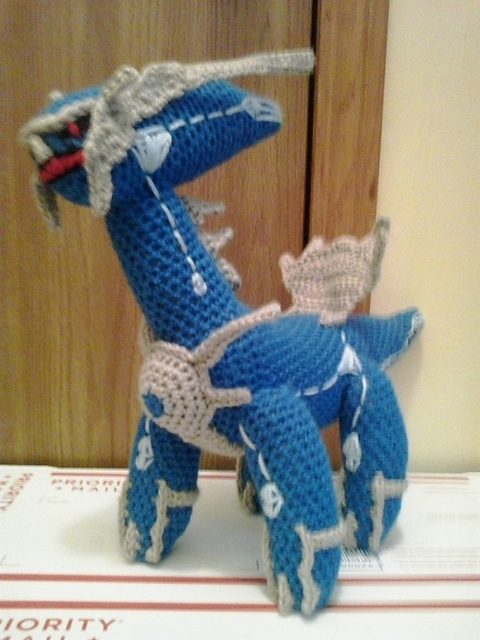 Ravelry: #483 Dialga (Pokemon) pattern by Christjan Bee