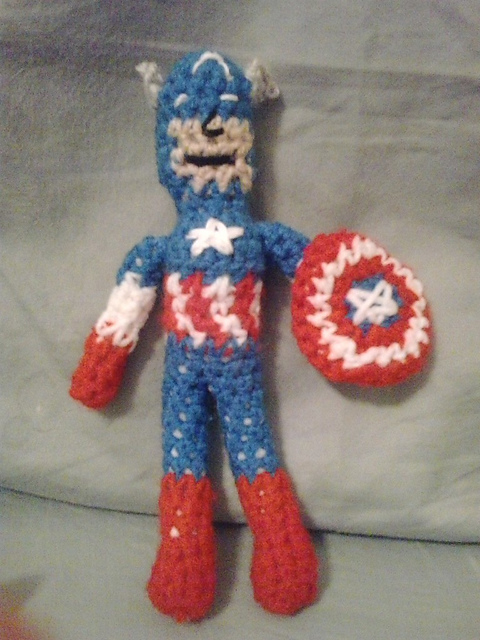Ravelry: Little Captain America pattern by Christjan Bee